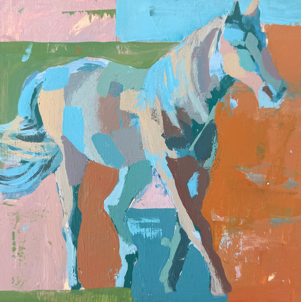 "Gallop Grace", 8"x8" – Teil Art