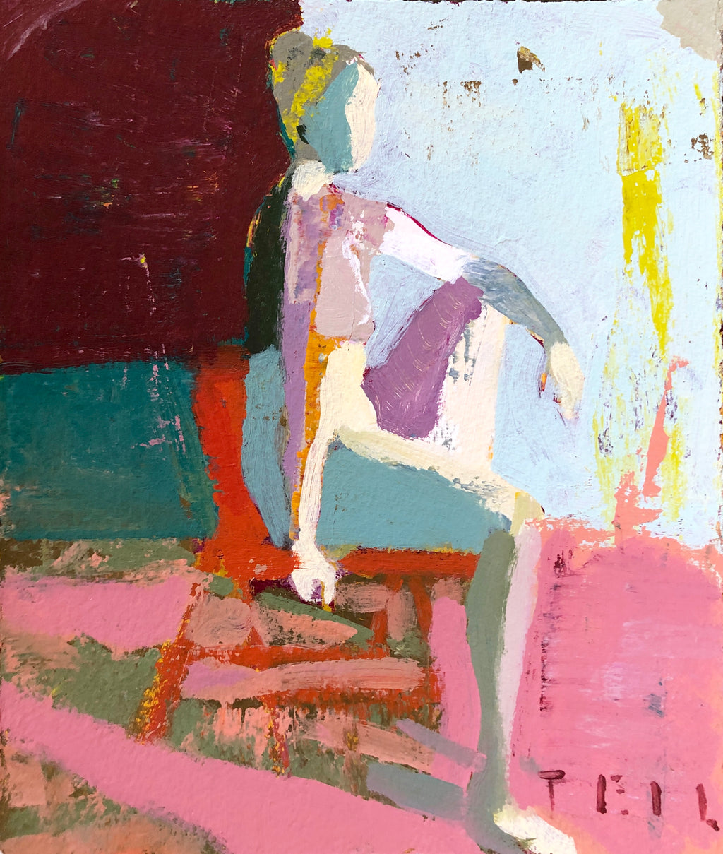 Winter Figure XXVII, 8"x10" – Teil Art